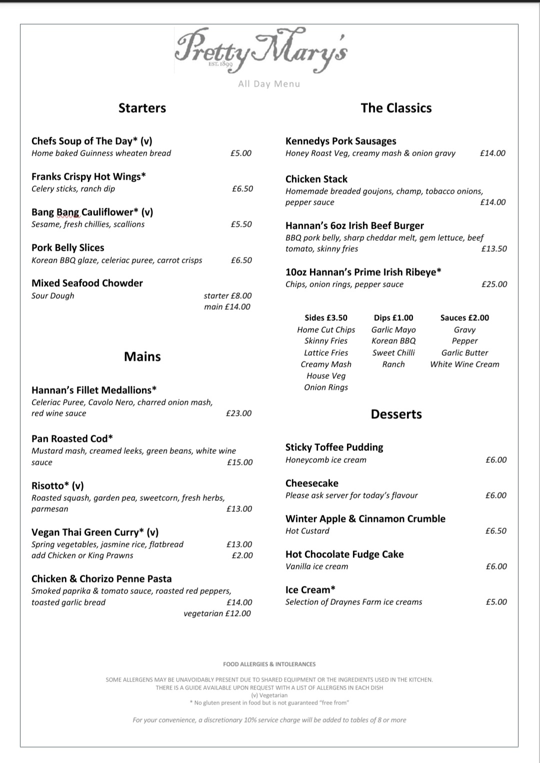 Pretty Marys Bar & Restaurant, Moira, County Down